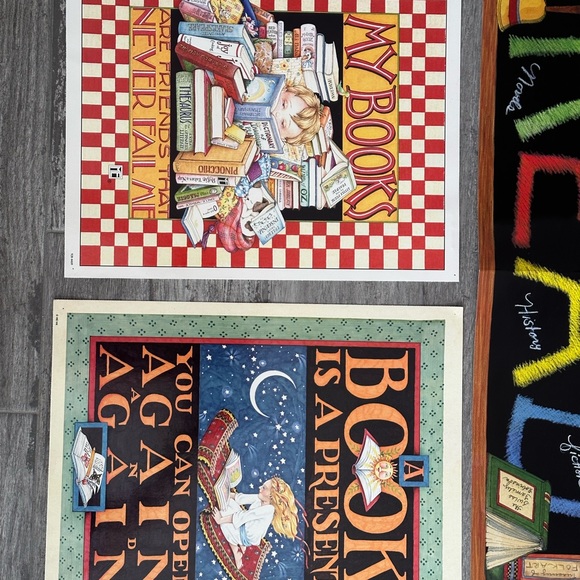Other | Vintage Read Posters 3 Laminated | Poshmark